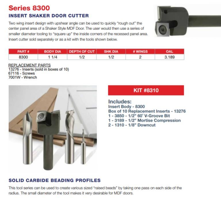 Shaker Door Cutter Series 8300 – Australia's Widest Range of CNC and ...